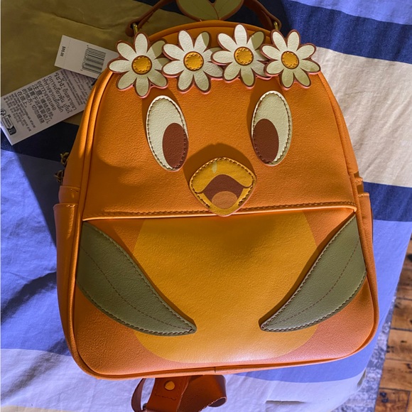 Loungefly | Bags | Loungefly Orangebird Backpack 223 Flower Garden ...